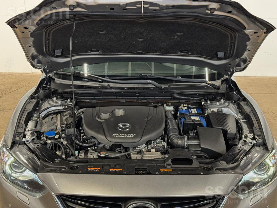 Grey Mazda 6 2015 in Jurmala, with an engine capacity of 2.20 L and mileage of 217 thousand km for 6850 €, photo 33 on AUTOMOTO.COM.LV