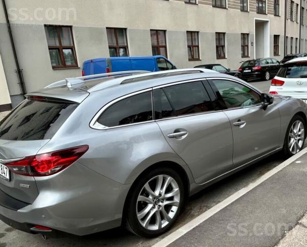 Pelēks Mazda 6 2015 Rīga, ar dzinēja tilpumu 2.20 L un nobraukumu 173 tūkst. km par 6700 €, foto 3 vietnē AUTOMOTO.COM.LV