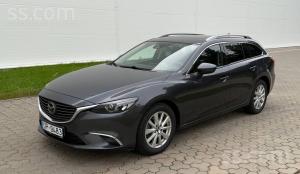 Серый Мазда 6 2015 в Рига, объемом двигателя 2.20 л и пробегом 174 тыс. км за 6850 €, фото  на AUTOMOTO.COM.LV