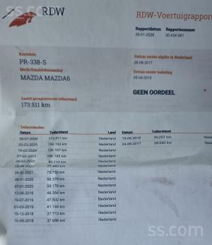 Серый Мазда 6 2015 в Рига, объемом двигателя 2.20 л и пробегом 174 тыс. км за 6850 €, фото 34 на AUTOMOTO.COM.LV