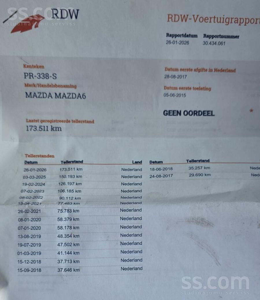 Серый Мазда 6 2015 в Рига, объемом двигателя 2.20 л и пробегом 174 тыс. км за 6850 €, фото 34 на AUTOMOTO.COM.LV