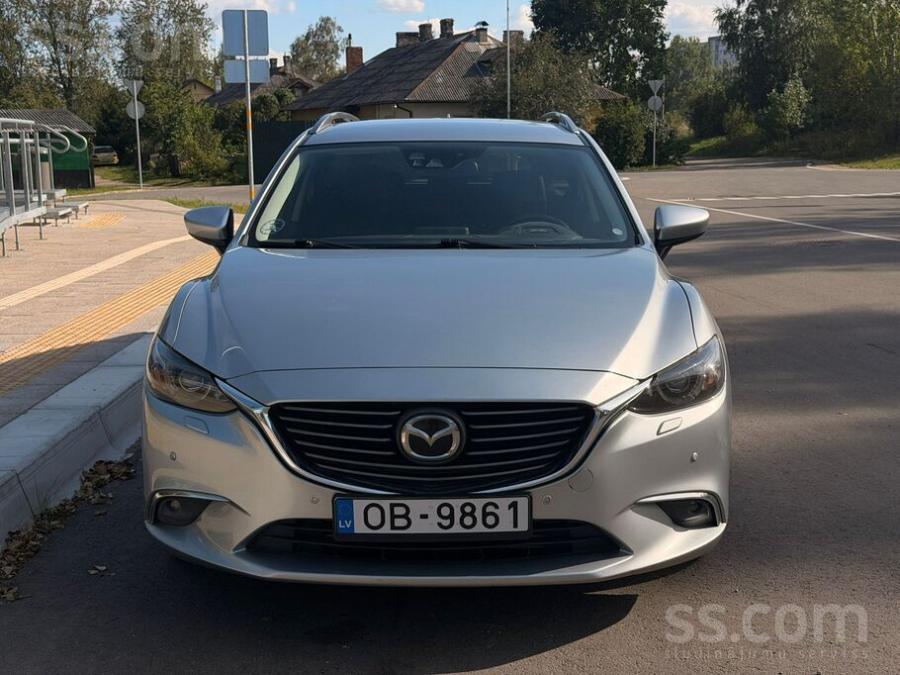 Grey Mazda 6 2015 in Riga, with an engine capacity of 2.20 L and mileage of 236 thousand km for 7200 €, photo 3 on AUTOMOTO.COM.LV