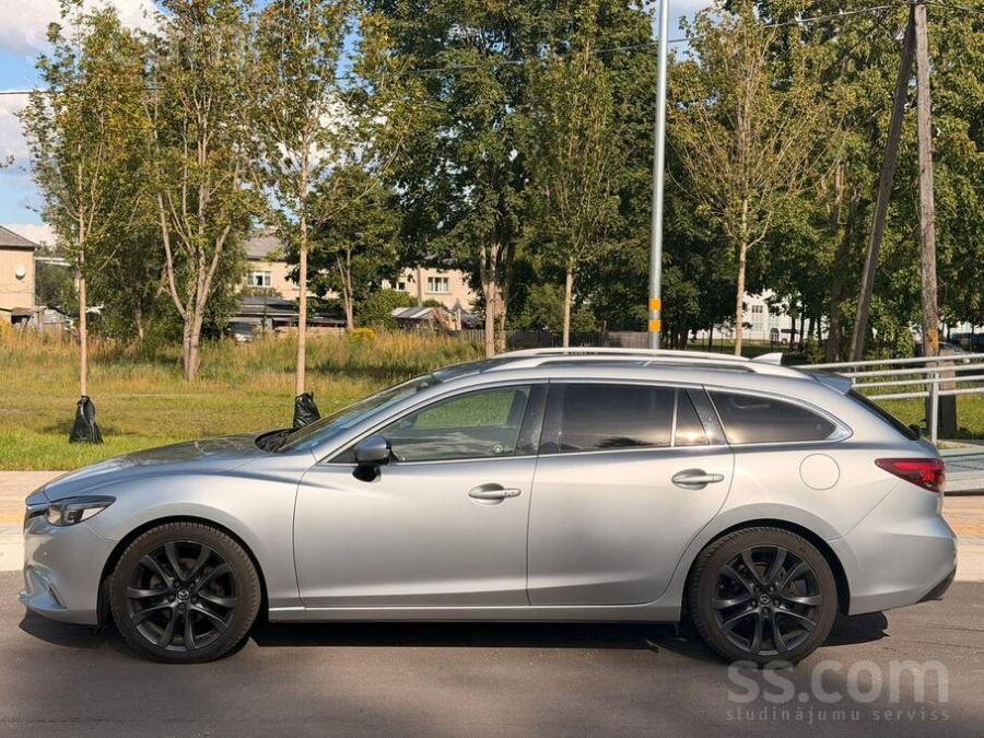 Grey Mazda 6 2015 in Riga, with an engine capacity of 2.20 L and mileage of 236 thousand km for 7200 €, photo 6 on AUTOMOTO.COM.LV