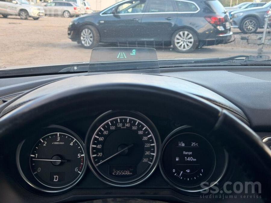 Grey Mazda 6 2015 in Riga, with an engine capacity of 2.20 L and mileage of 236 thousand km for 7200 €, photo 13 on AUTOMOTO.COM.LV
