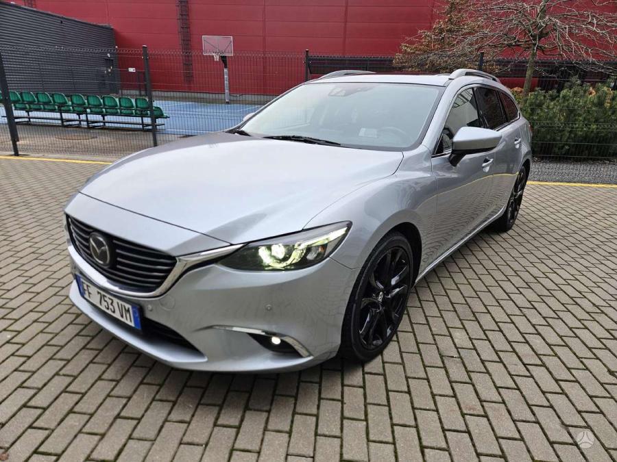 Grey Mazda 6 2016 in Kaunas, with an engine capacity of 2.19 L and mileage of 209 thousand km for 8250 €, photo 4 on AUTOMOTO.COM.LV