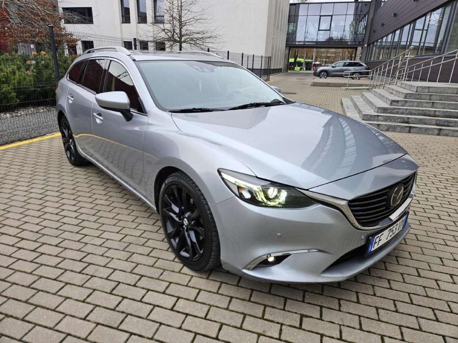 Grey Mazda 6 2016 in Kaunas, with an engine capacity of 2.19 L and mileage of 209 thousand km for 8250 €, photo 5 on AUTOMOTO.COM.LV
