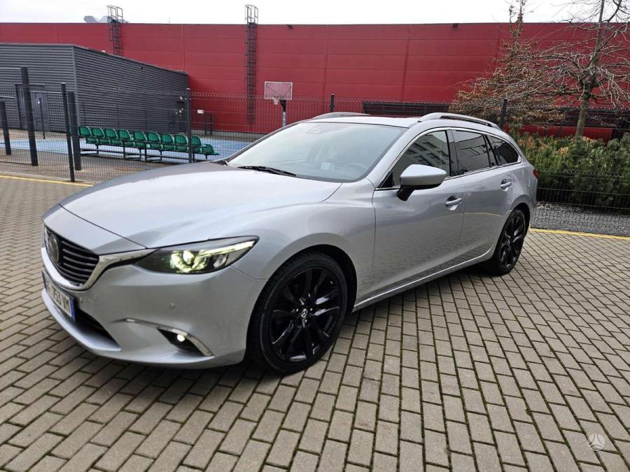 Grey Mazda 6 2016 in Kaunas, with an engine capacity of 2.19 L and mileage of 209 thousand km for 8250 €, photo 9 on AUTOMOTO.COM.LV