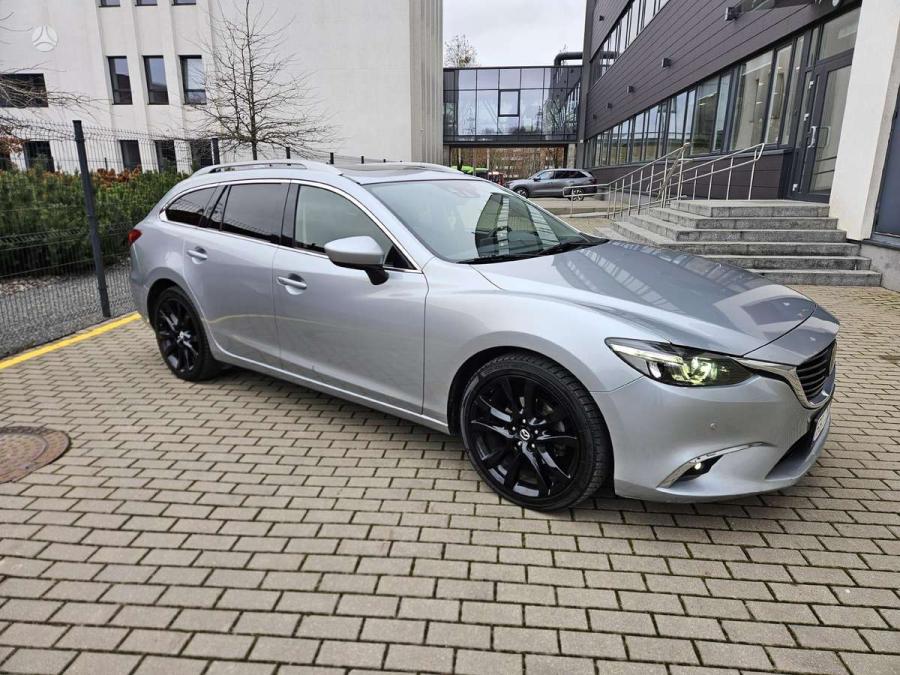 Grey Mazda 6 2016 in Kaunas, with an engine capacity of 2.19 L and mileage of 209 thousand km for 8250 €, photo 10 on AUTOMOTO.COM.LV