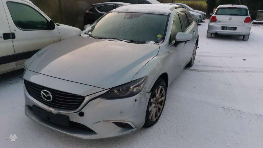 Grey Mazda 6 2016 in Kaunas, with an engine capacity of 2.18 L and mileage of 263 thousand km for 4700 €, photo 1 on AUTOMOTO.COM.LV