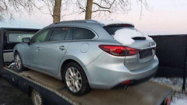 Grey Mazda 6 2016 in Kaunas, with an engine capacity of 2.18 L and mileage of 263 thousand km for 4700 €, photo 5 on AUTOMOTO.COM.LV