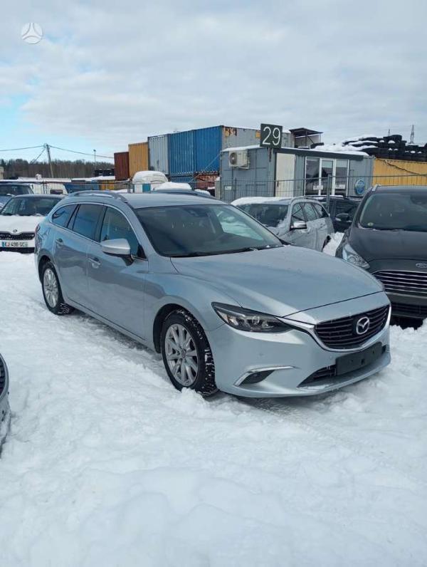 Pelēks Mazda 6 2016 Kauņa, ar dzinēja tilpumu 2.18 L un nobraukumu 260 tūkst. km par 6400 €, foto 1 vietnē AUTOMOTO.COM.LV