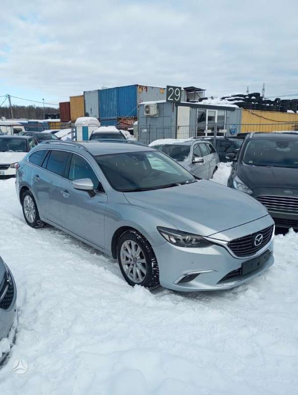 Pelēks Mazda 6 2016 Kauņa, ar dzinēja tilpumu 2.18 L un nobraukumu 260 tūkst. km par 6400 €, foto 2 vietnē AUTOMOTO.COM.LV