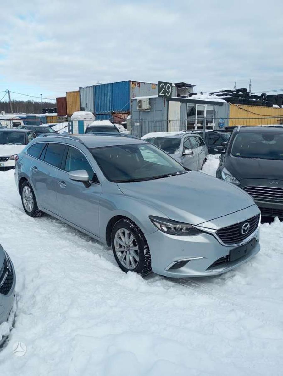 Pelēks Mazda 6 2016 Kauņa, ar dzinēja tilpumu 2.18 L un nobraukumu 260 tūkst. km par 6400 €, foto 2 vietnē AUTOMOTO.COM.LV