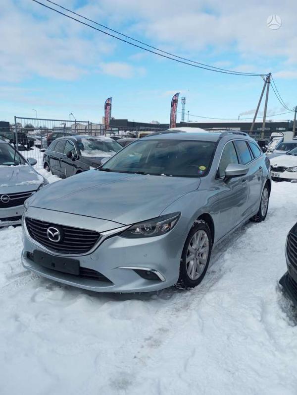 Pelēks Mazda 6 2016 Kauņa, ar dzinēja tilpumu 2.18 L un nobraukumu 260 tūkst. km par 6400 €, foto 4 vietnē AUTOMOTO.COM.LV