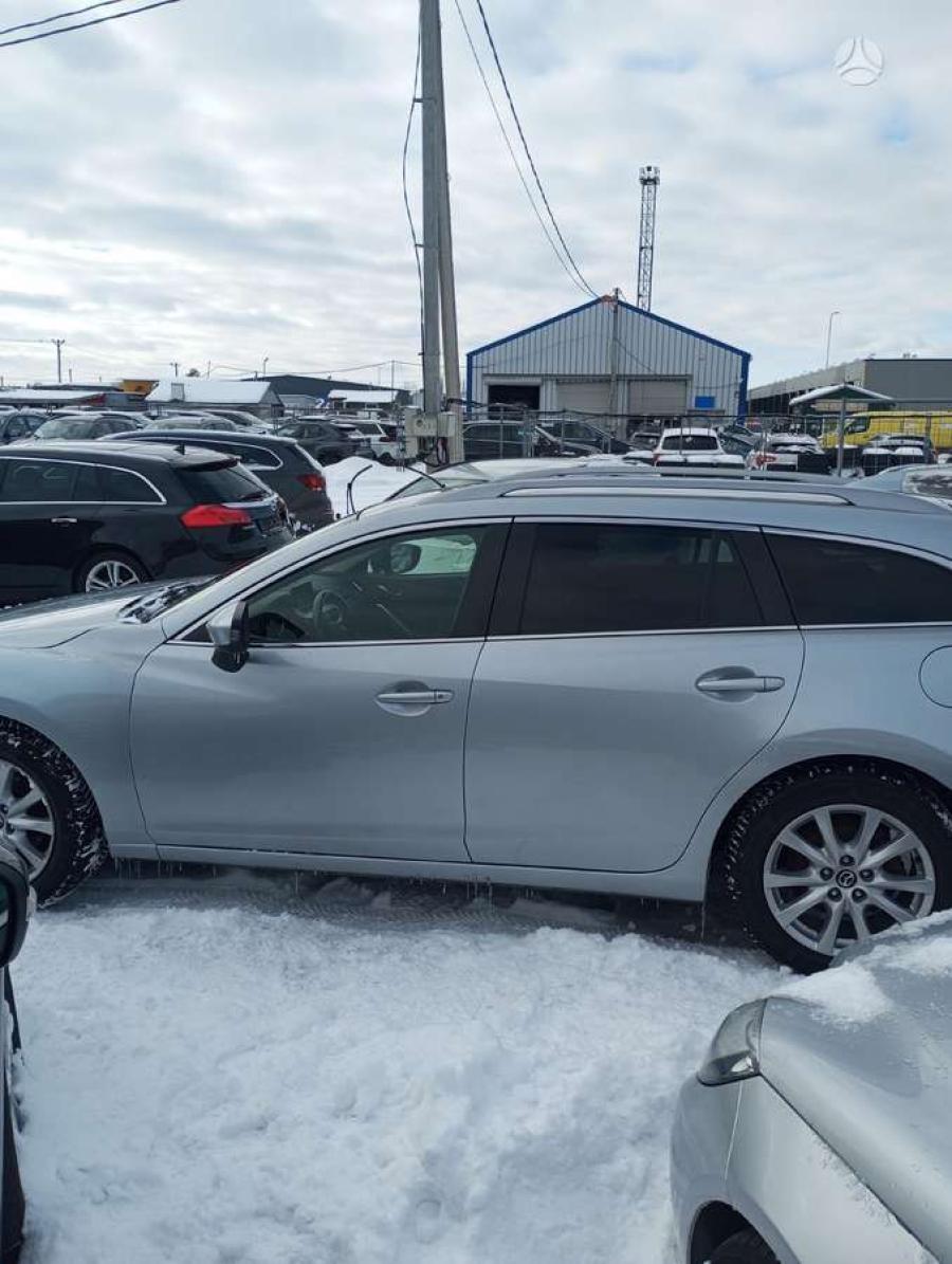 Pelēks Mazda 6 2016 Kauņa, ar dzinēja tilpumu 2.18 L un nobraukumu 260 tūkst. km par 6400 €, foto 6 vietnē AUTOMOTO.COM.LV