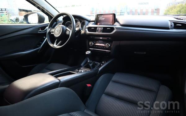 Pelēks Mazda 6 2016 Rīga, ar dzinēja tilpumu 2.20 L un nobraukumu 186 tūkst. km par 6990 €, foto 10 vietnē AUTOMOTO.COM.LV