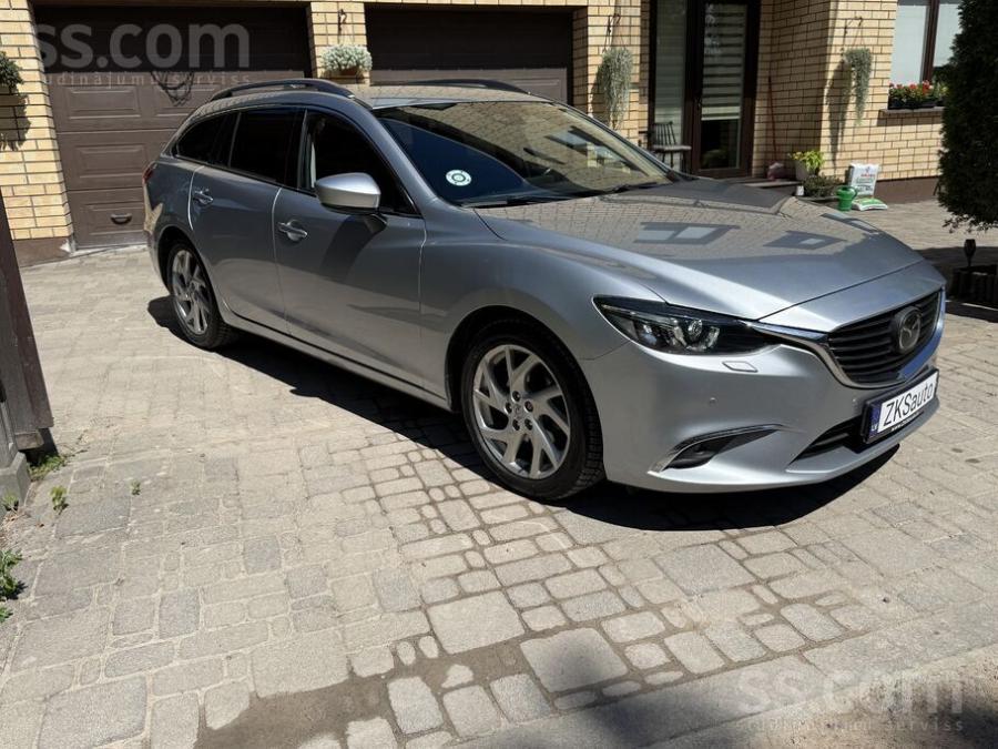 Grey Mazda 6 2016 in Jelgava, with an engine capacity of 2.20 L and mileage of 194 thousand km for 8250 €, photo 3 on AUTOMOTO.COM.LV