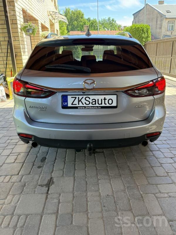 Grey Mazda 6 2016 in Jelgava, with an engine capacity of 2.20 L and mileage of 194 thousand km for 8250 €, photo 6 on AUTOMOTO.COM.LV