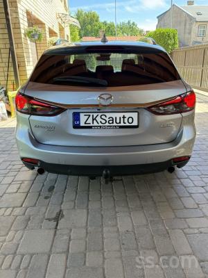 Grey Mazda 6 2016 in Jelgava, with an engine capacity of 2.20 L and mileage of 194 thousand km for 8250 €, photo 7 on AUTOMOTO.COM.LV