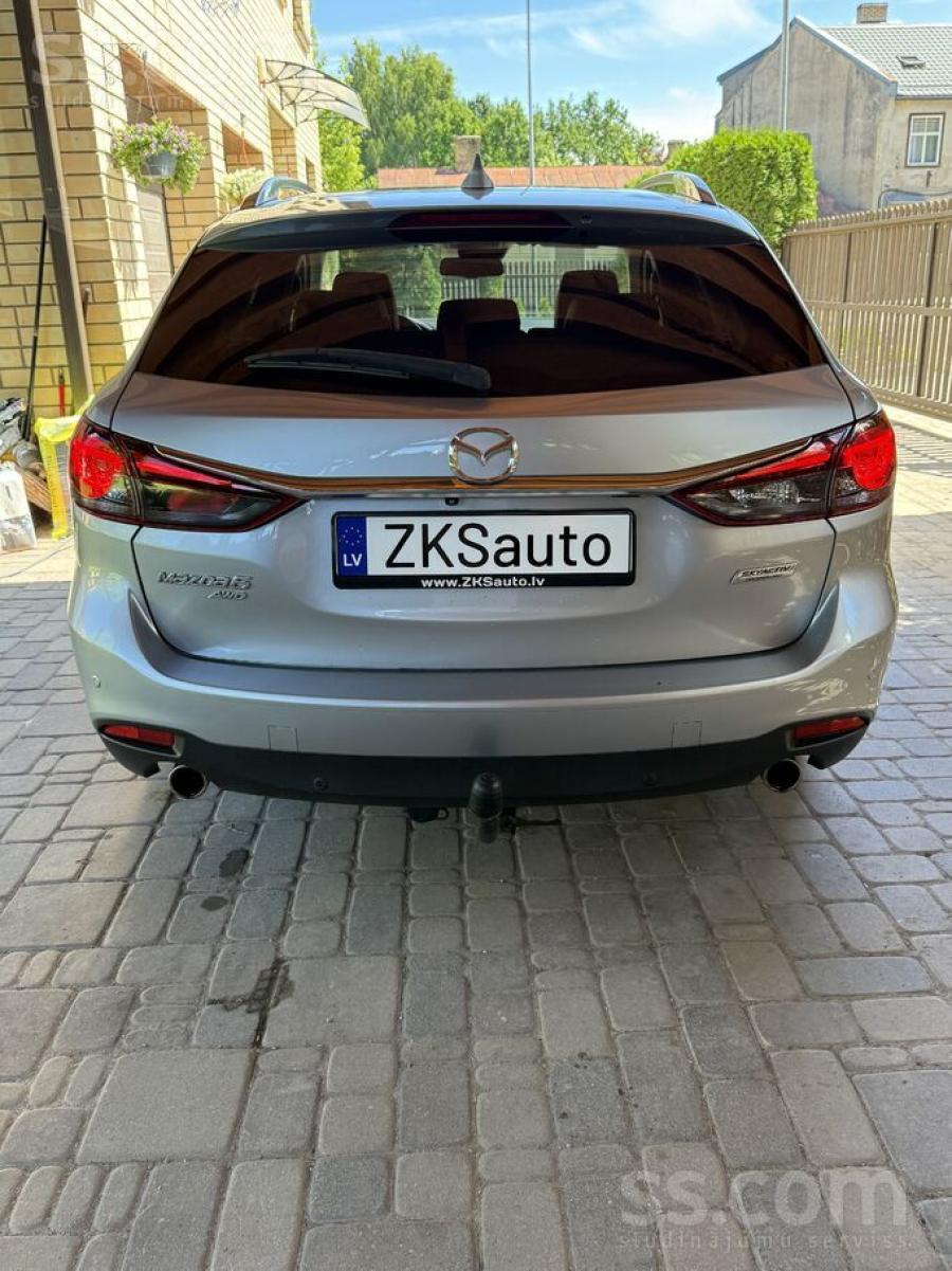 Grey Mazda 6 2016 in Jelgava, with an engine capacity of 2.20 L and mileage of 194 thousand km for 8250 €, photo 7 on AUTOMOTO.COM.LV