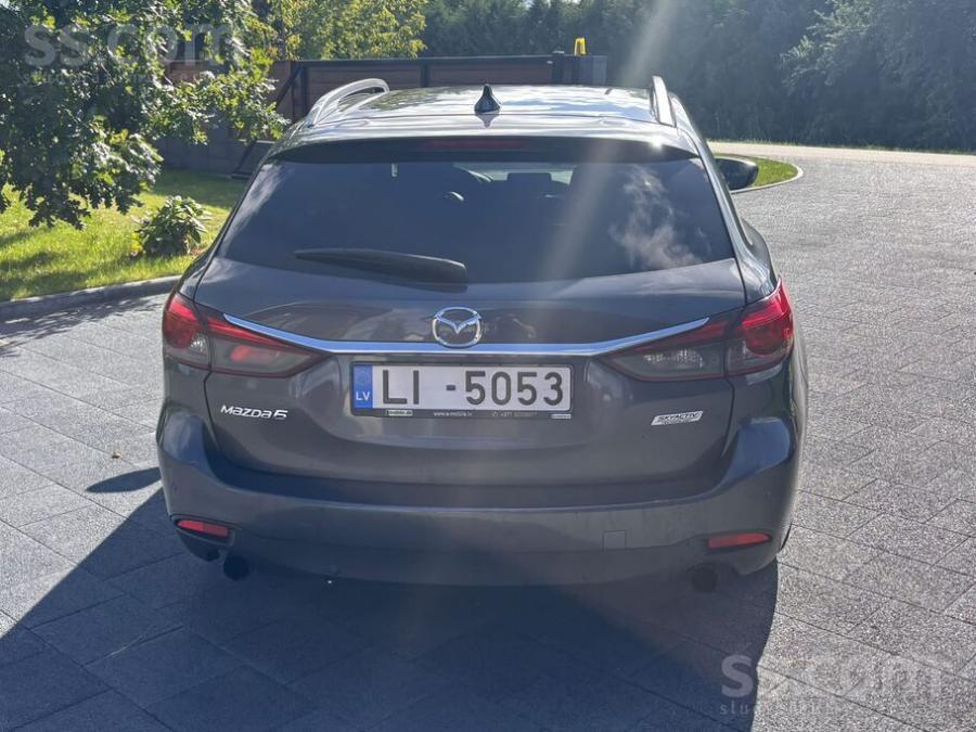Pelēks Mazda 6 2016 Jelgava, ar dzinēja tilpumu 2.20 L un nobraukumu 288 tūkst. km par 4500 €, foto 7 vietnē AUTOMOTO.COM.LV