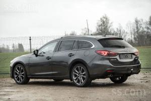 Grey Mazda 6 2017 in Tukums, with an engine capacity of 2.20 L and mileage of 0 thousand km for 9900 €, photo 4 on AUTOMOTO.COM.LV