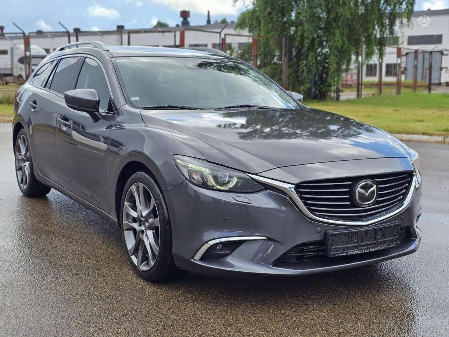 Pelēks Mazda 6 2017 Rokiškis, ar dzinēja tilpumu 2.19 L un nobraukumu 210 tūkst. km par 6250 €, foto 1 vietnē AUTOMOTO.COM.LV