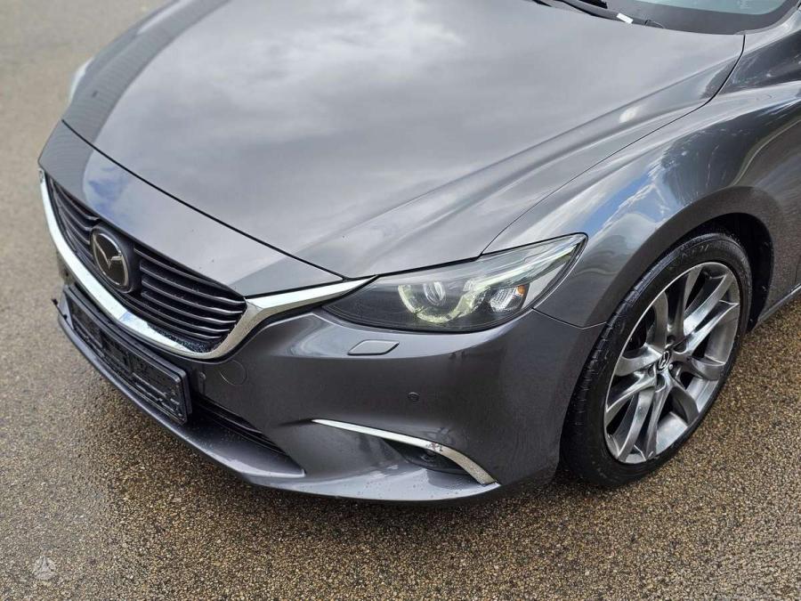 Pelēks Mazda 6 2017 Rokiškis, ar dzinēja tilpumu 2.19 L un nobraukumu 210 tūkst. km par 6250 €, foto 5 vietnē AUTOMOTO.COM.LV