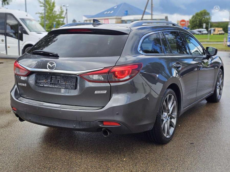 Pelēks Mazda 6 2017 Rokiškis, ar dzinēja tilpumu 2.19 L un nobraukumu 210 tūkst. km par 6250 €, foto 7 vietnē AUTOMOTO.COM.LV