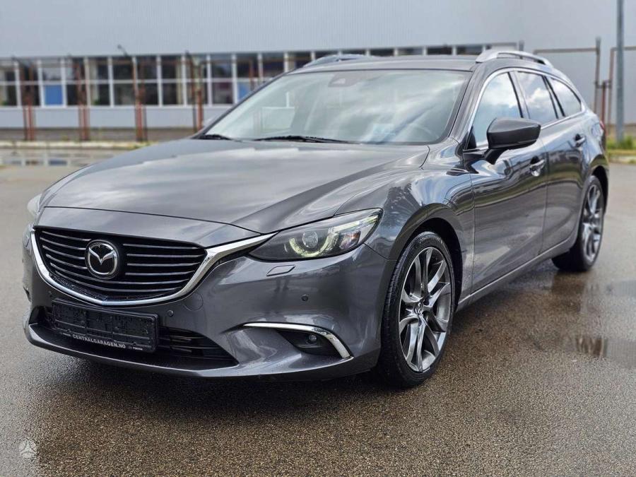 Pelēks Mazda 6 2017 Rokiškis, ar dzinēja tilpumu 2.19 L un nobraukumu 210 tūkst. km par 6250 €, foto 9 vietnē AUTOMOTO.COM.LV