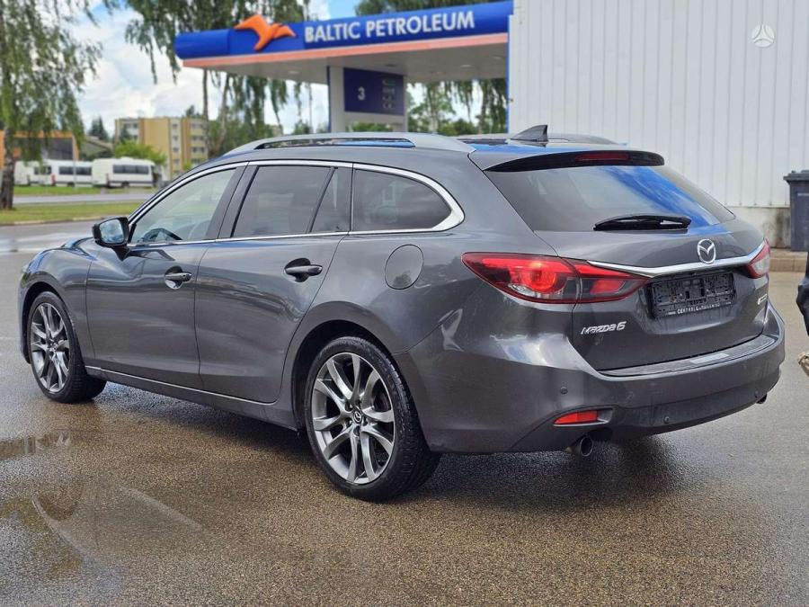 Pelēks Mazda 6 2017 Rokiškis, ar dzinēja tilpumu 2.19 L un nobraukumu 210 tūkst. km par 6250 €, foto 11 vietnē AUTOMOTO.COM.LV