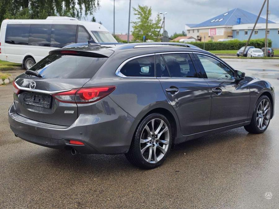 Pelēks Mazda 6 2017 Rokiškis, ar dzinēja tilpumu 2.19 L un nobraukumu 210 tūkst. km par 6250 €, foto 17 vietnē AUTOMOTO.COM.LV
