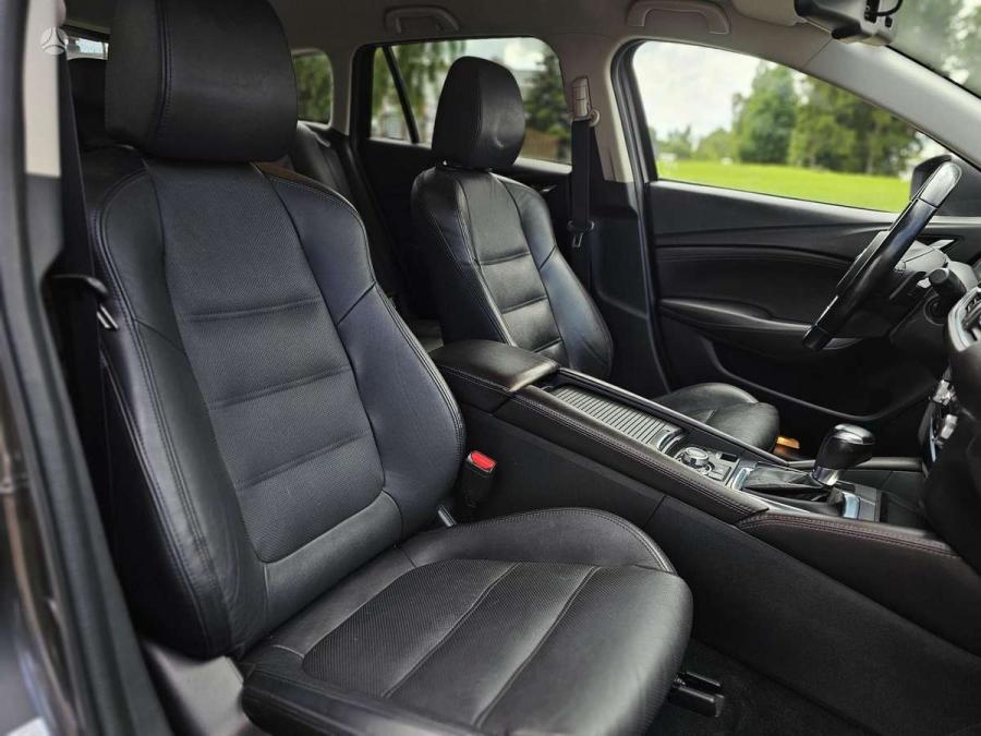 Pelēks Mazda 6 2017 Rokiškis, ar dzinēja tilpumu 2.19 L un nobraukumu 210 tūkst. km par 6250 €, foto 19 vietnē AUTOMOTO.COM.LV