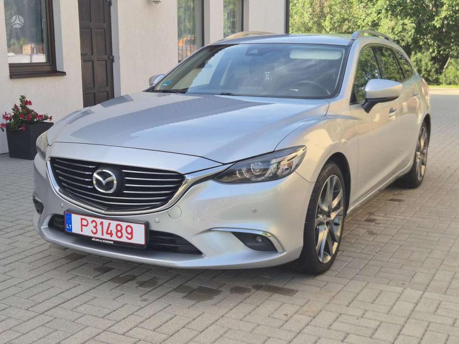 Pelēks Mazda 6 2017 Šilutė, ar dzinēja tilpumu 2.19 L un nobraukumu 180 tūkst. km par 8100 €, foto 1 vietnē AUTOMOTO.COM.LV