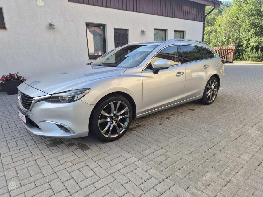 Pelēks Mazda 6 2017 Šilutė, ar dzinēja tilpumu 2.19 L un nobraukumu 180 tūkst. km par 8100 €, foto 10 vietnē AUTOMOTO.COM.LV