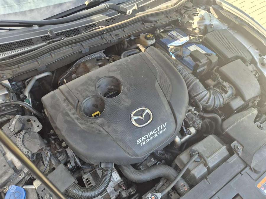 Pelēks Mazda 6 2017 Šilutė, ar dzinēja tilpumu 2.19 L un nobraukumu 180 tūkst. km par 8100 €, foto 18 vietnē AUTOMOTO.COM.LV