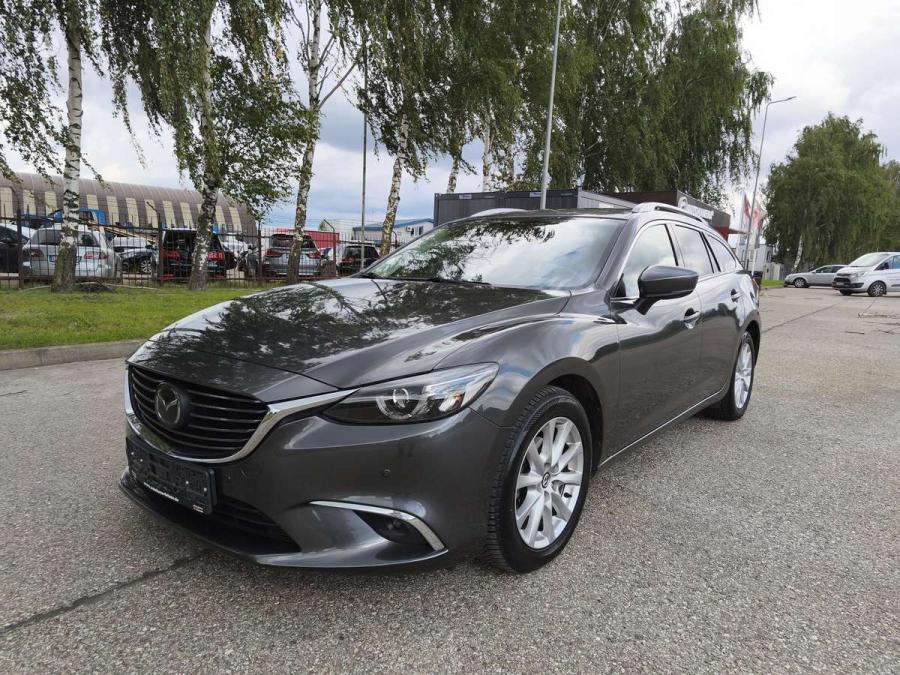 Grey Mazda 6 2017 in Marijampole, with an engine capacity of 2.19 L and mileage of 176 thousand km for 7200 €, photo 1 on AUTOMOTO.COM.LV
