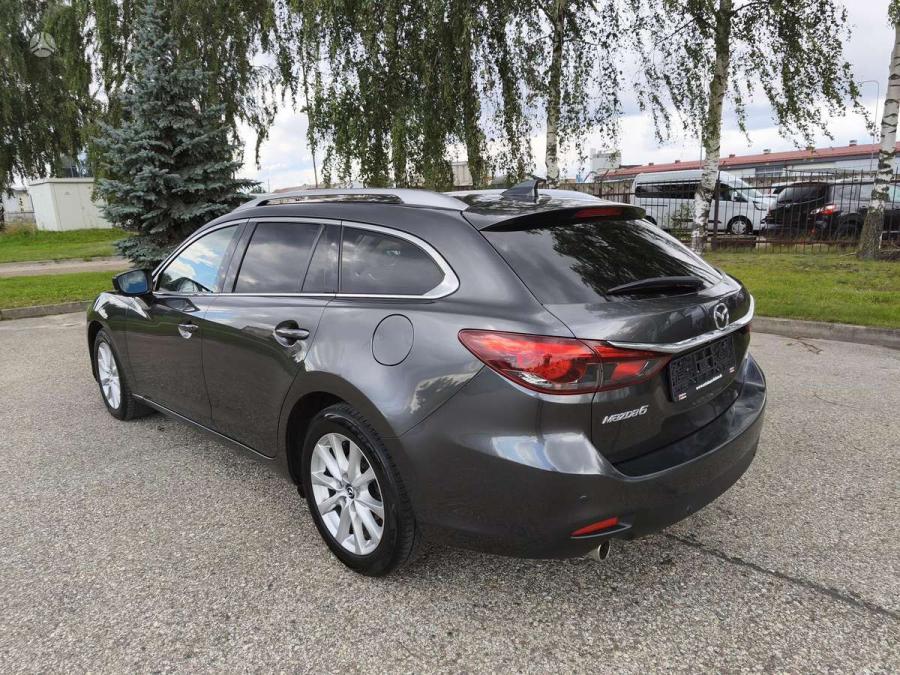 Grey Mazda 6 2017 in Marijampole, with an engine capacity of 2.19 L and mileage of 176 thousand km for 7200 €, photo 8 on AUTOMOTO.COM.LV