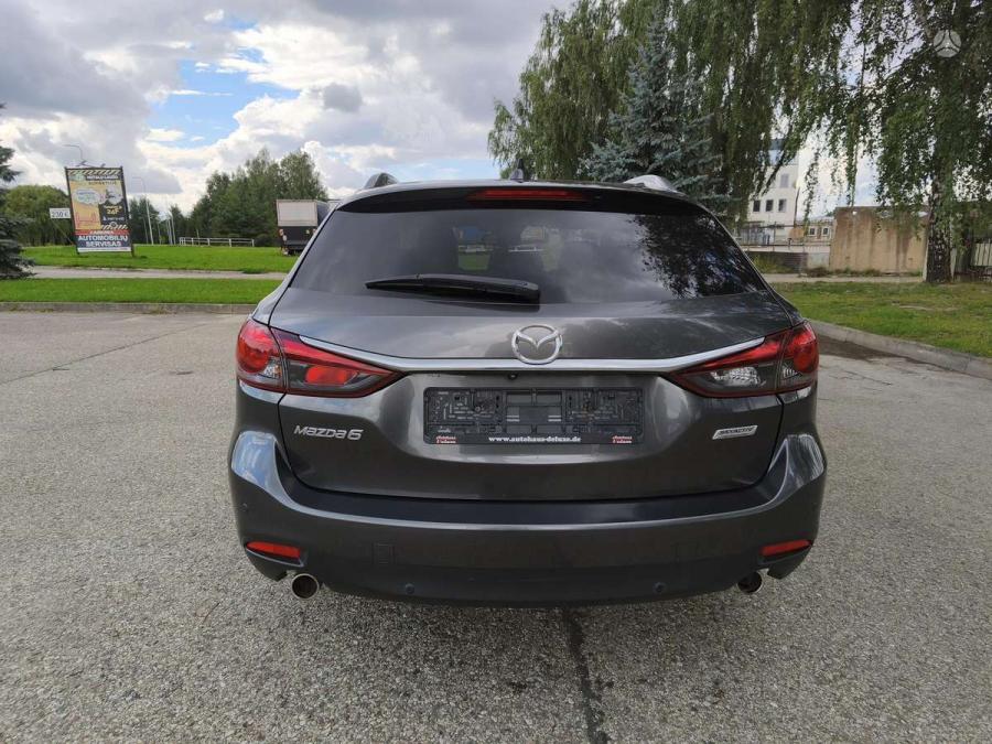 Grey Mazda 6 2017 in Marijampole, with an engine capacity of 2.19 L and mileage of 176 thousand km for 7200 €, photo 9 on AUTOMOTO.COM.LV