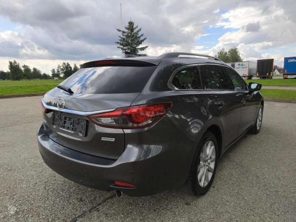 Grey Mazda 6 2017 in Marijampole, with an engine capacity of 2.19 L and mileage of 176 thousand km for 7200 €, photo 10 on AUTOMOTO.COM.LV