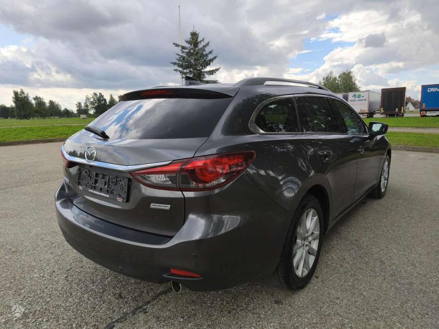 Grey Mazda 6 2017 in Marijampole, with an engine capacity of 2.19 L and mileage of 176 thousand km for 7200 €, photo 10 on AUTOMOTO.COM.LV