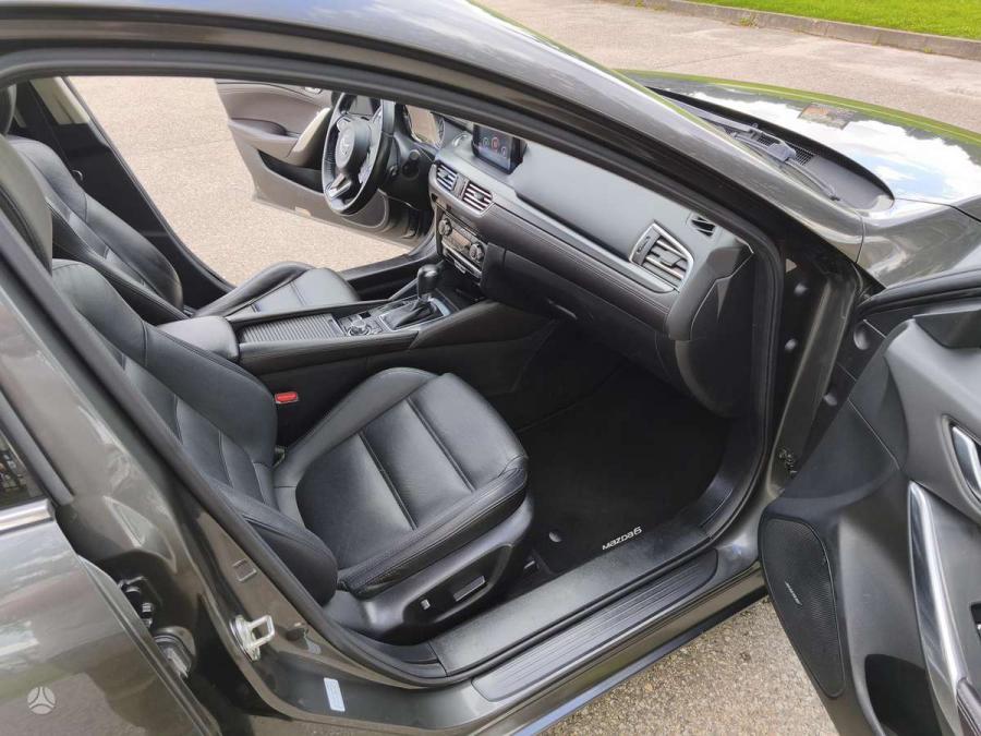 Grey Mazda 6 2017 in Marijampole, with an engine capacity of 2.19 L and mileage of 176 thousand km for 7200 €, photo 12 on AUTOMOTO.COM.LV