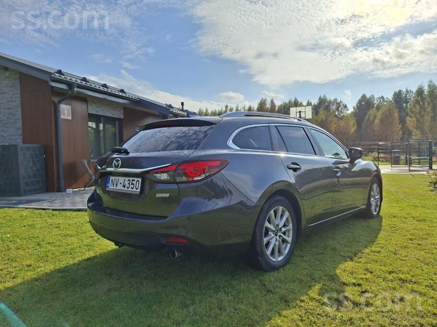 Pelēks Mazda 6 2017 Rīga, ar dzinēja tilpumu 2.20 L un nobraukumu 275 tūkst. km par 9000 €, foto 4 vietnē AUTOMOTO.COM.LV