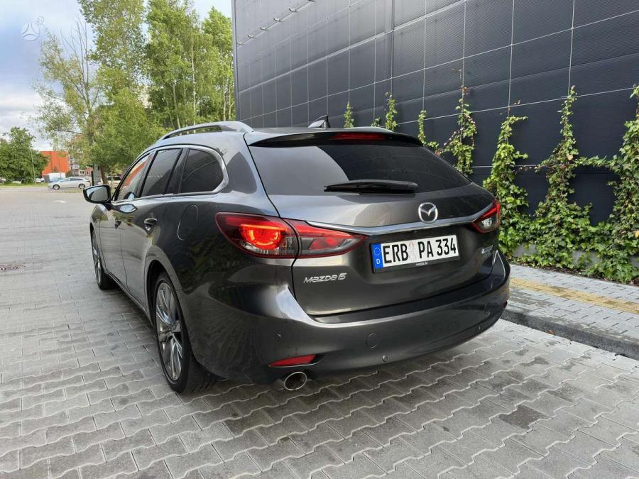 Grey Mazda 6 2018 in Klaipeda, with an engine capacity of 2.19 L and mileage of 208 thousand km for 11250 €, photo 5 on AUTOMOTO.COM.LV