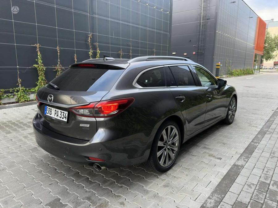 Grey Mazda 6 2018 in Klaipeda, with an engine capacity of 2.19 L and mileage of 208 thousand km for 11250 €, photo 6 on AUTOMOTO.COM.LV