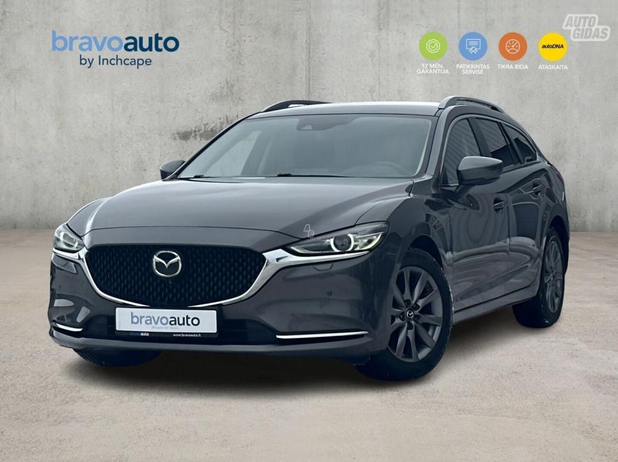 Pelēks Mazda 6 2019 Kauņa, ar dzinēja tilpumu 2.00 L un nobraukumu 122 tūkst. km par 18771 €, foto 1 vietnē AUTOMOTO.COM.LV