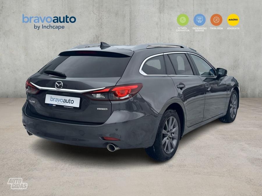 Pelēks Mazda 6 2019 Kauņa, ar dzinēja tilpumu 2.00 L un nobraukumu 122 tūkst. km par 18771 €, foto 5 vietnē AUTOMOTO.COM.LV