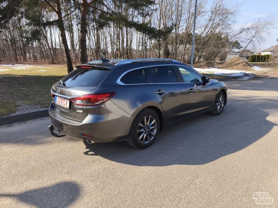 Grey Mazda 6 2019 in Jurbarkas, with an engine capacity of 2.20 L and mileage of 256 thousand km for 9400 €, photo 3 on AUTOMOTO.COM.LV