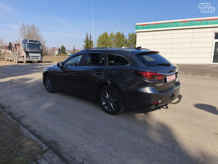 Grey Mazda 6 2019 in Jurbarkas, with an engine capacity of 2.20 L and mileage of 256 thousand km for 9400 €, photo 5 on AUTOMOTO.COM.LV