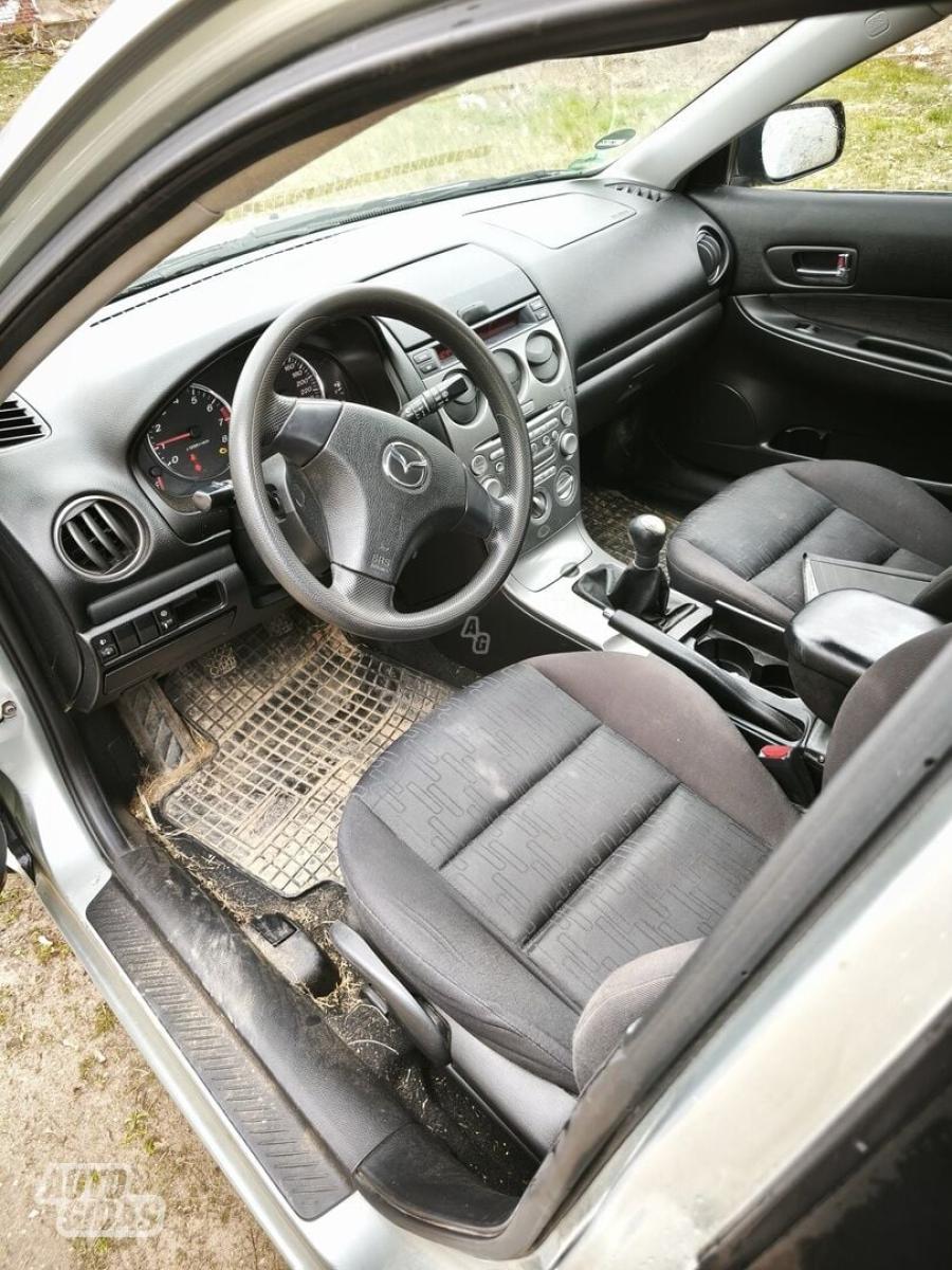 Mazda 6 2003 Ignalina, ar dzinēja tilpumu 1.80 L un nobraukumu 290 tūkst. km par 475 €, foto 6 vietnē AUTOMOTO.COM.LV